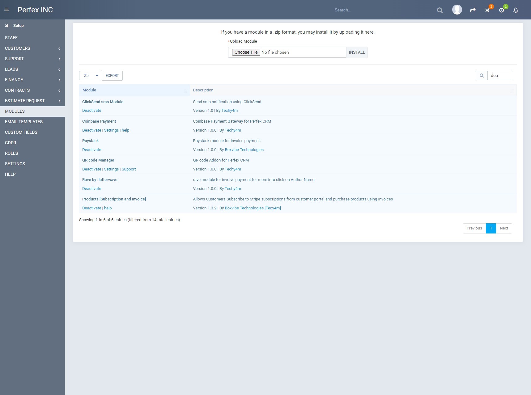 QR Code addon module for Perfex CRM by Techy4m | CodeCanyon
